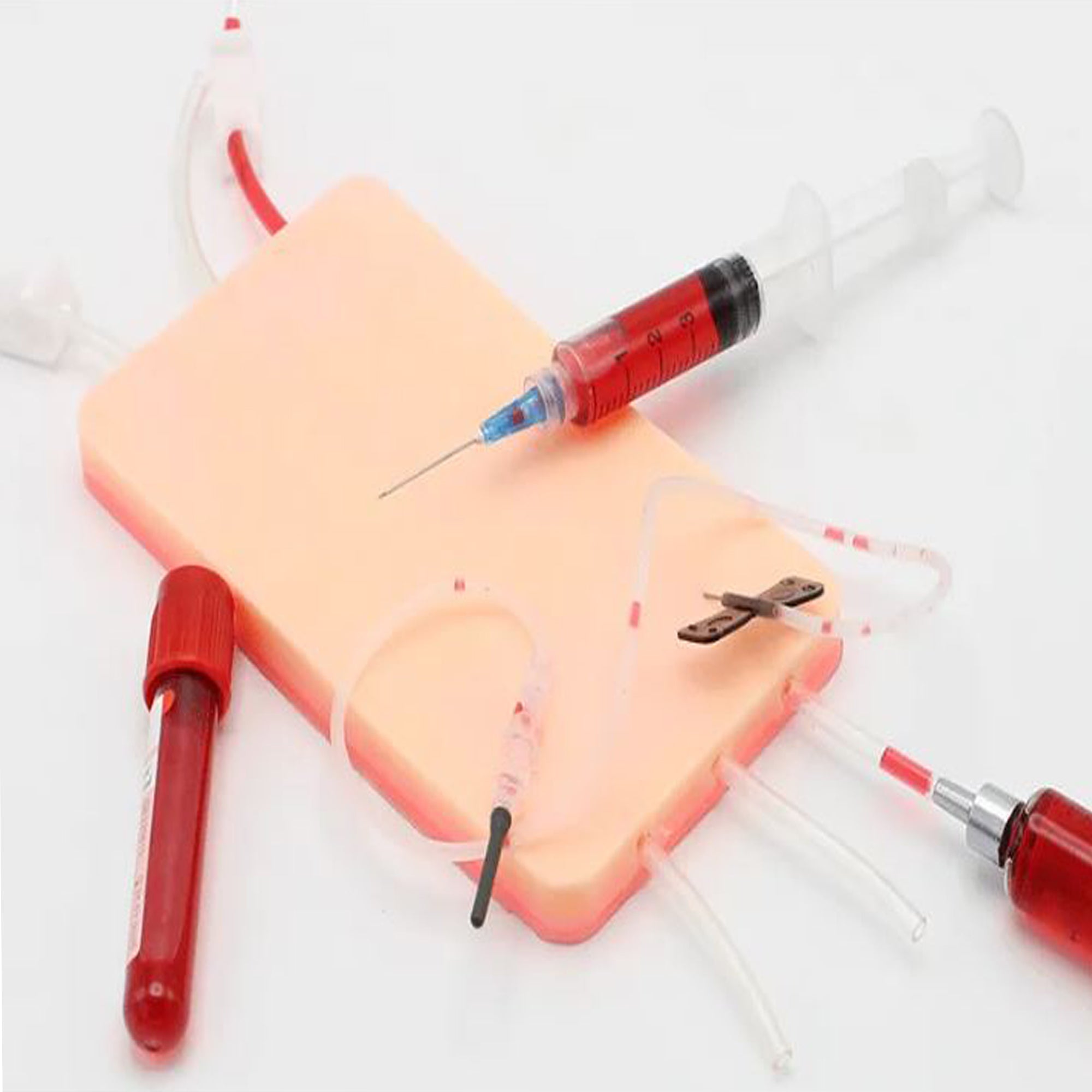 Suture Practice Medical Silicone 3 Layer Suturing Pad Human Skin Model ...