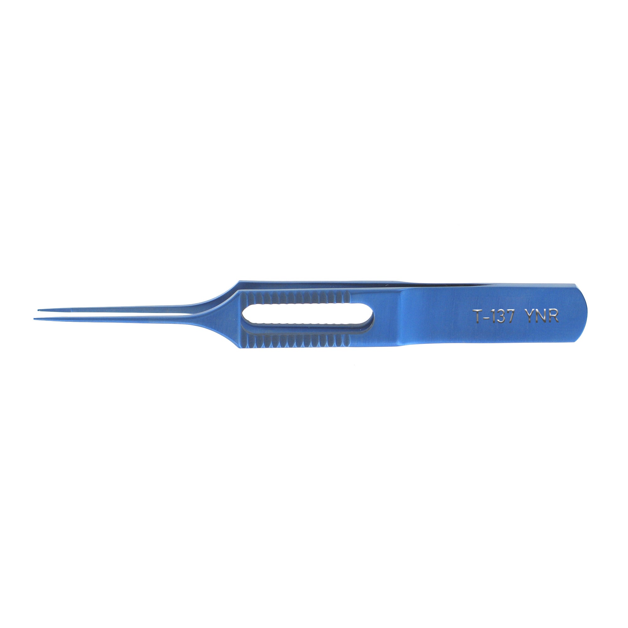 YNR T-137 Straight Notched Forceps, Titanium – YNR Instruments