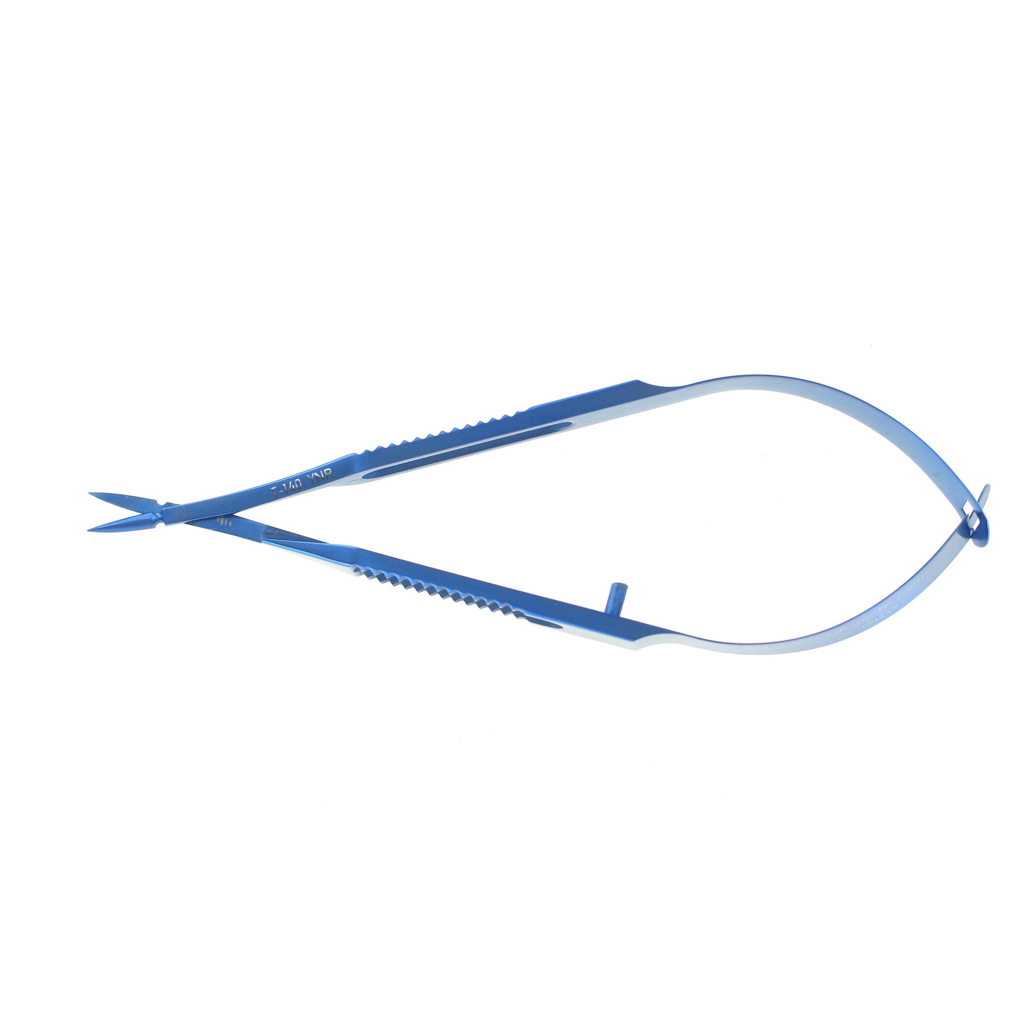 YNR T-140S Vannas Scissors Angled Straight Forceps, Titanium – YNR ...