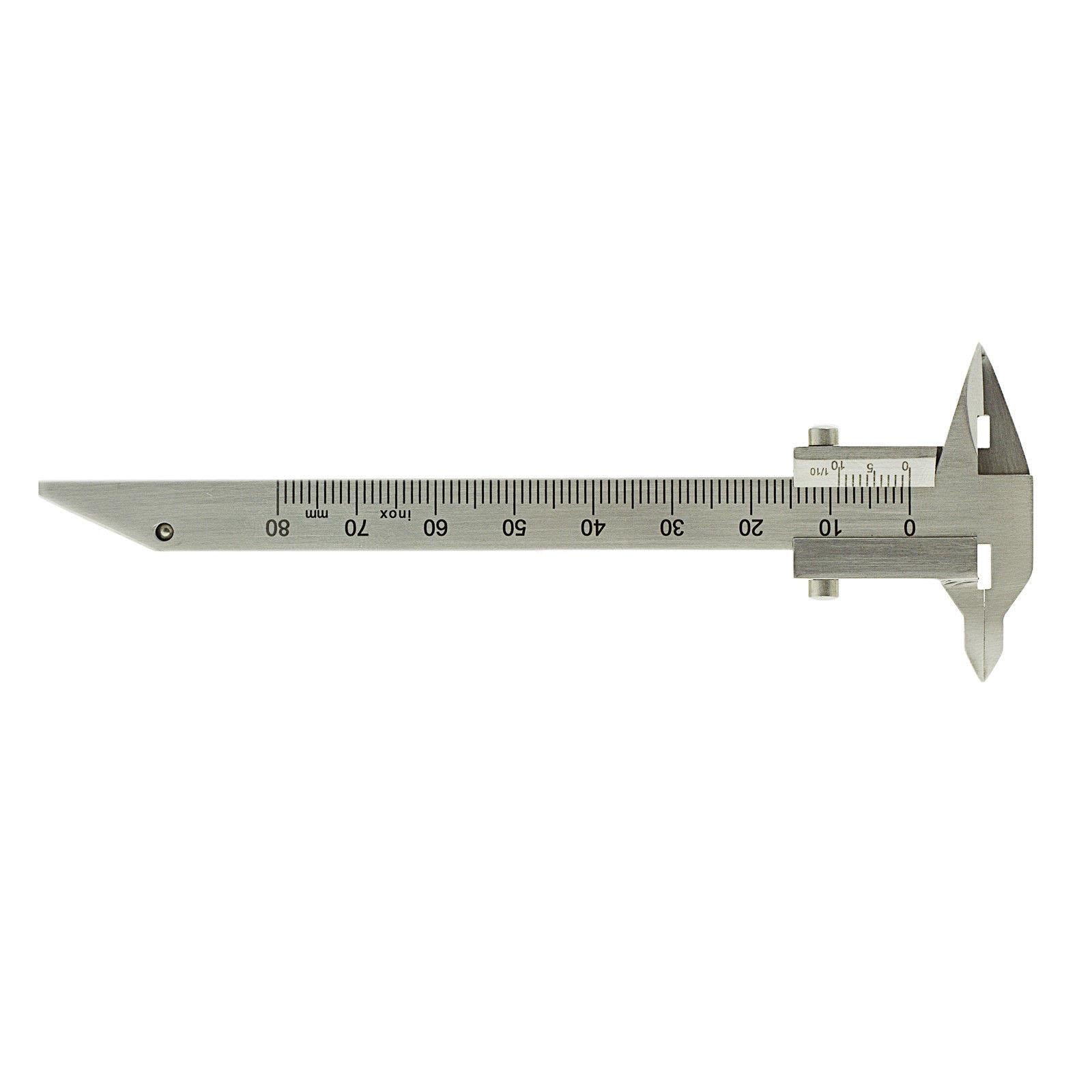 YNR® Dental Züricher Caliper Gauge Micrometer 0-80mm - Dentist Measuri ...