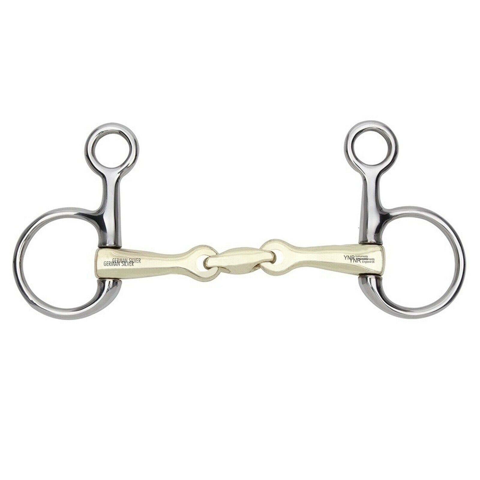FILET BAUCHER SNAFFLE HANGING CHEEK WITH COPPER LOZENGE HORSE BITS ...