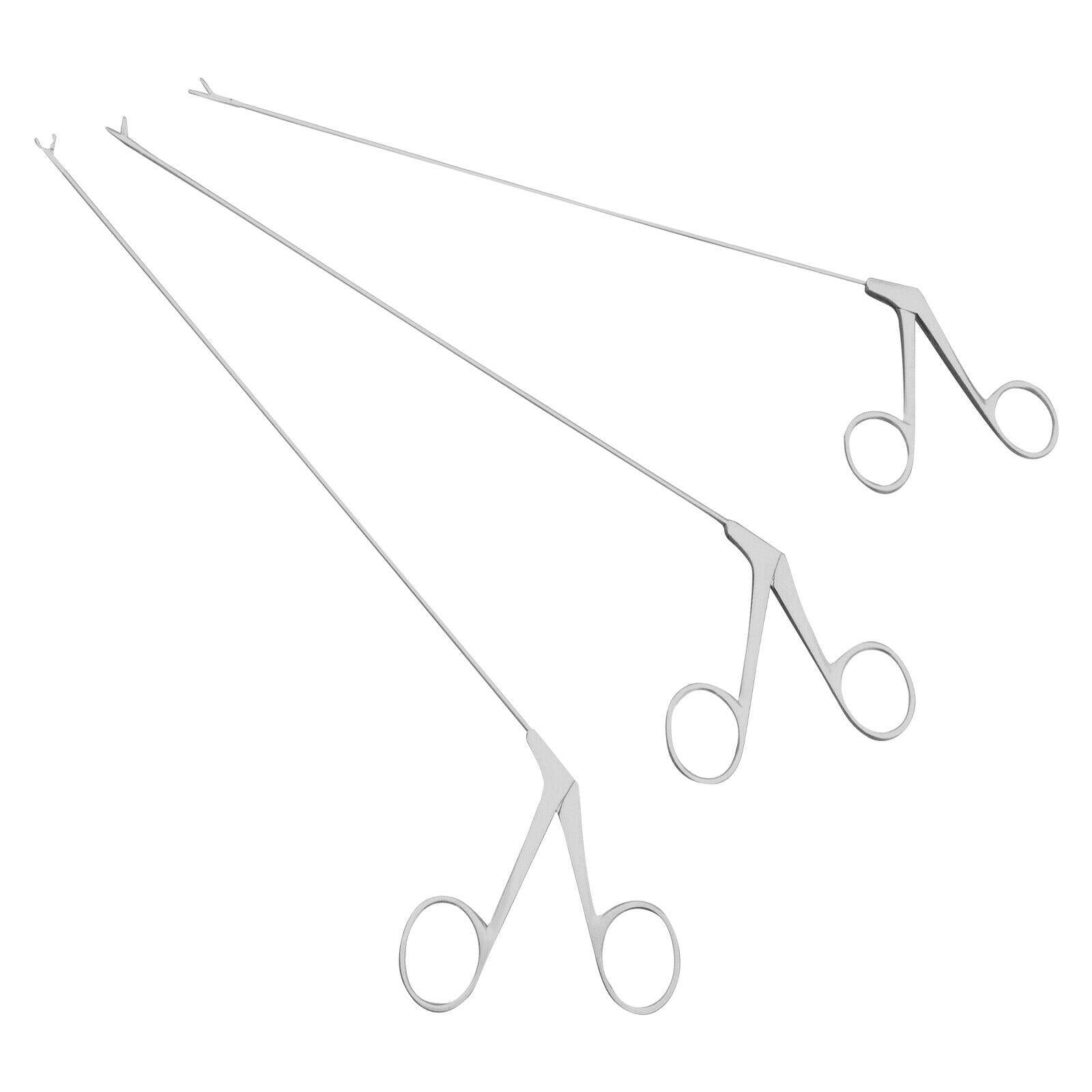 Micro laryngeal forcep set Scissor Grasper Biopsy cup For – YNR Instruments
