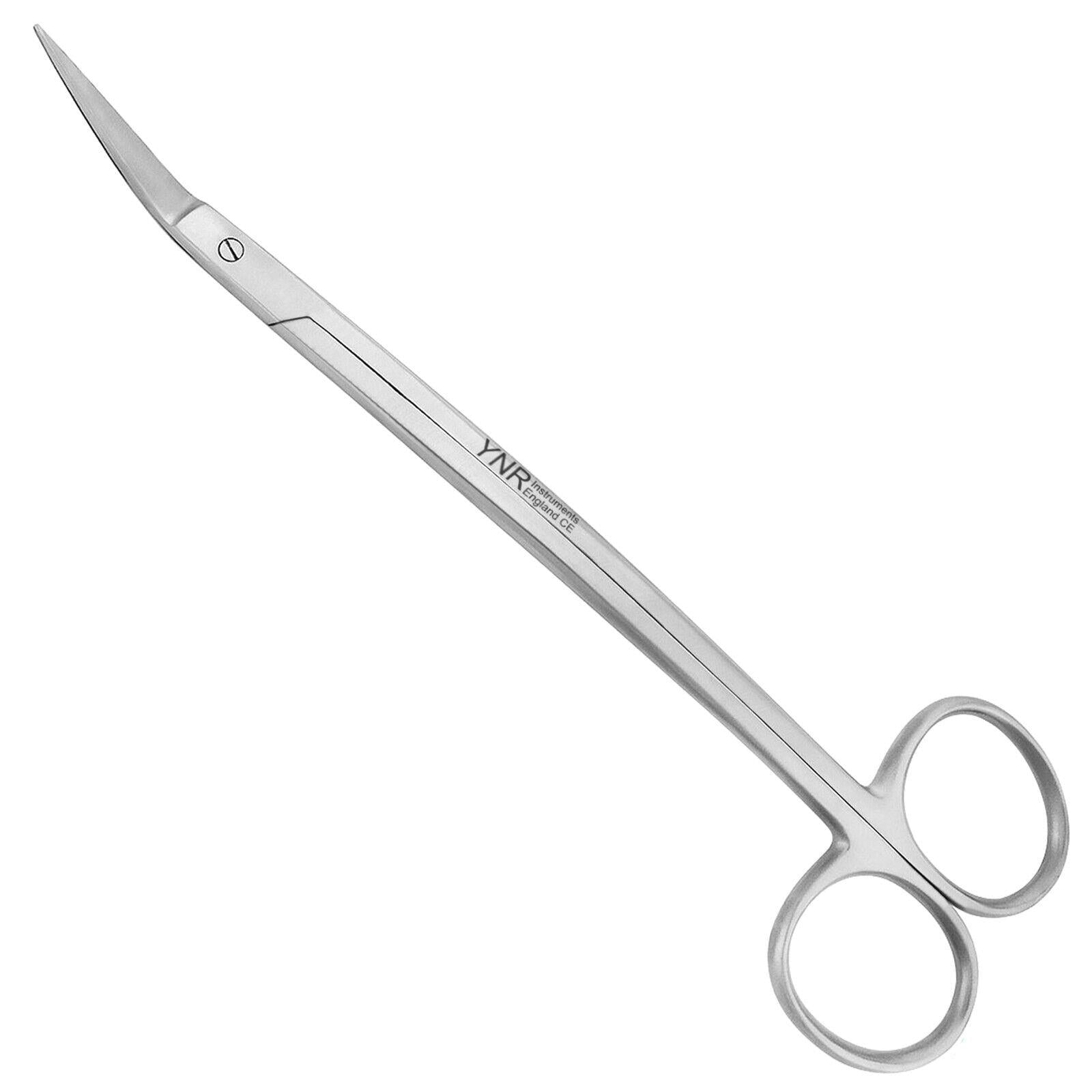 Dean Scissors Angled 17cm Surgical Veterinary Dental Orthopedic Instru ...